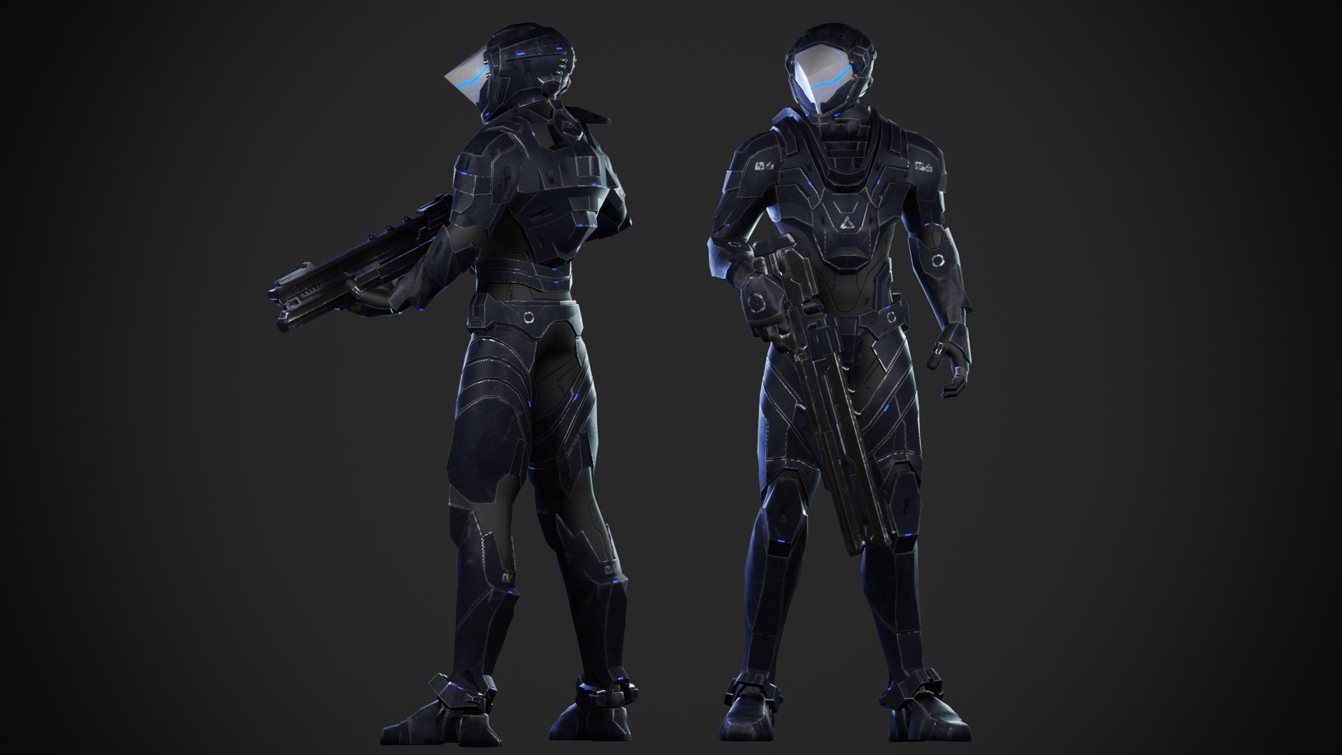 Robot Soldier Character Low-Poly 3D - TurboSquid 1762077