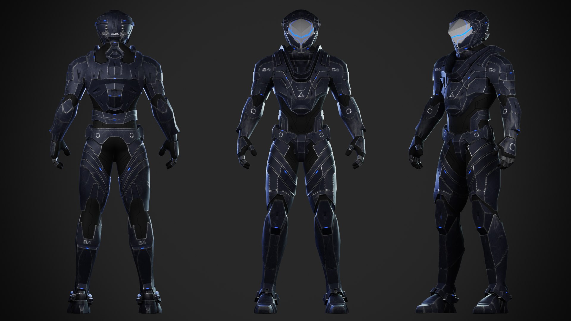 Robot Soldier Character Low-Poly 3D - TurboSquid 1762077