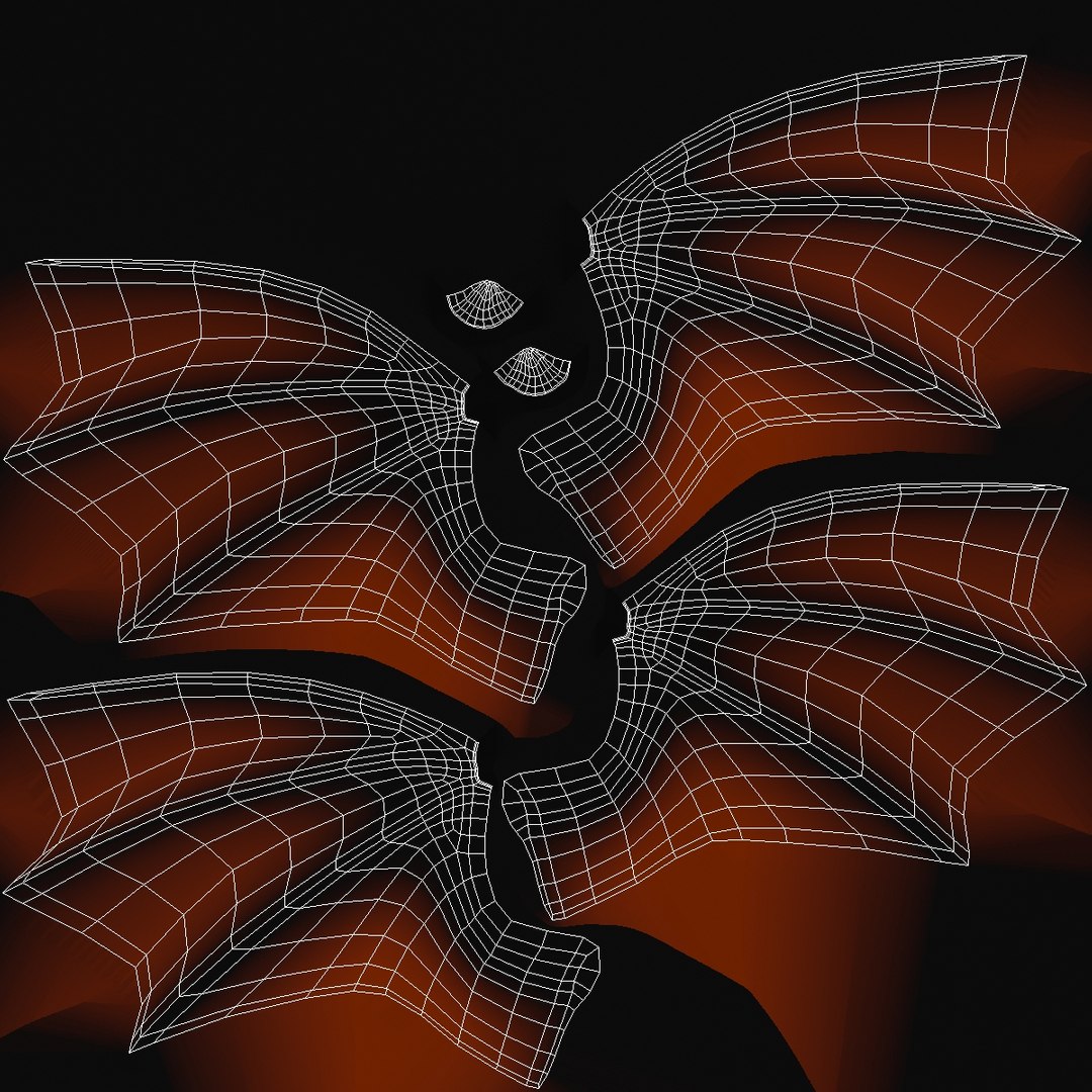 3D Dark Demon Wings 1 - TurboSquid 1431978