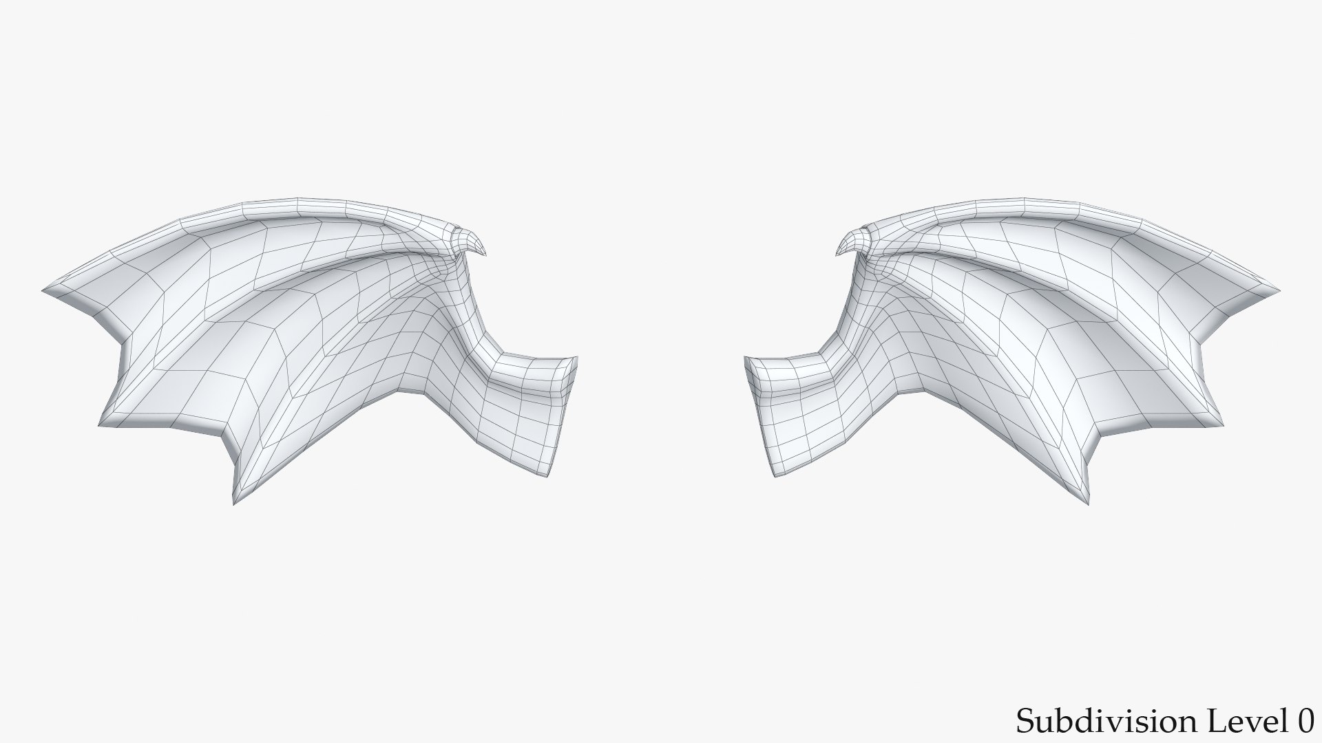 3D Dark Demon Wings 1 - TurboSquid 1431978