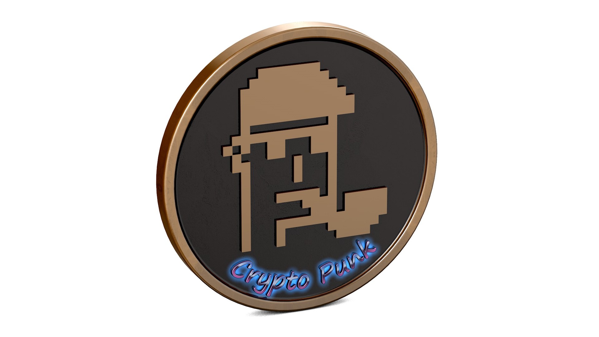 Coin CryptoPunk 3D Model - TurboSquid 1885138