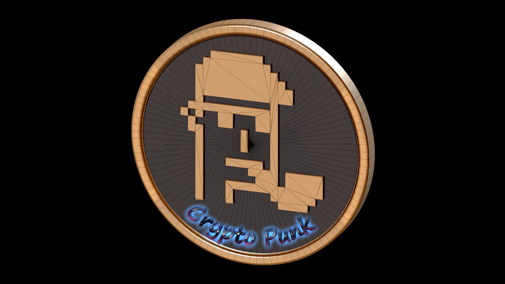 Coin CryptoPunk 3D Model - TurboSquid 1885138
