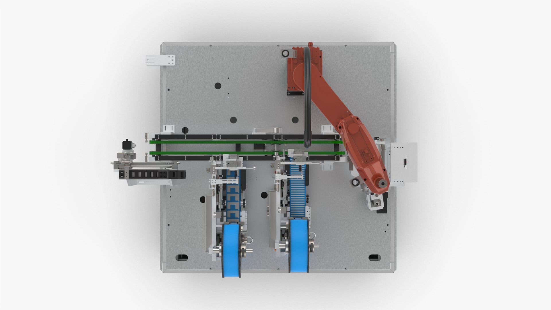 3D Automatic Double Feeder Labeling Machine - TurboSquid 2083735