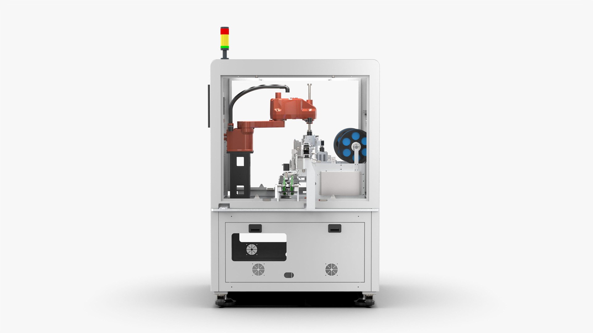 3D Automatic Double Feeder Labeling Machine - TurboSquid 2083735