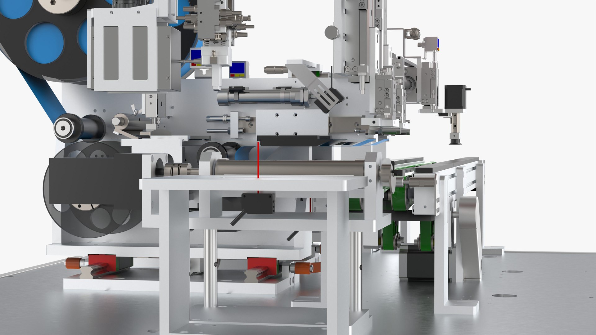3D Automatic Double Feeder Labeling Machine - TurboSquid 2083735