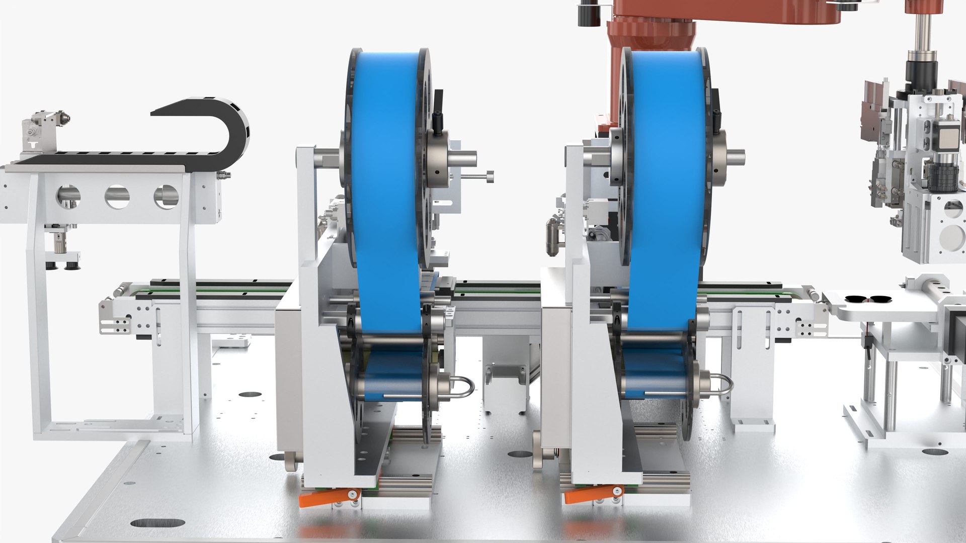 3D Automatic Double Feeder Labeling Machine - TurboSquid 2083735