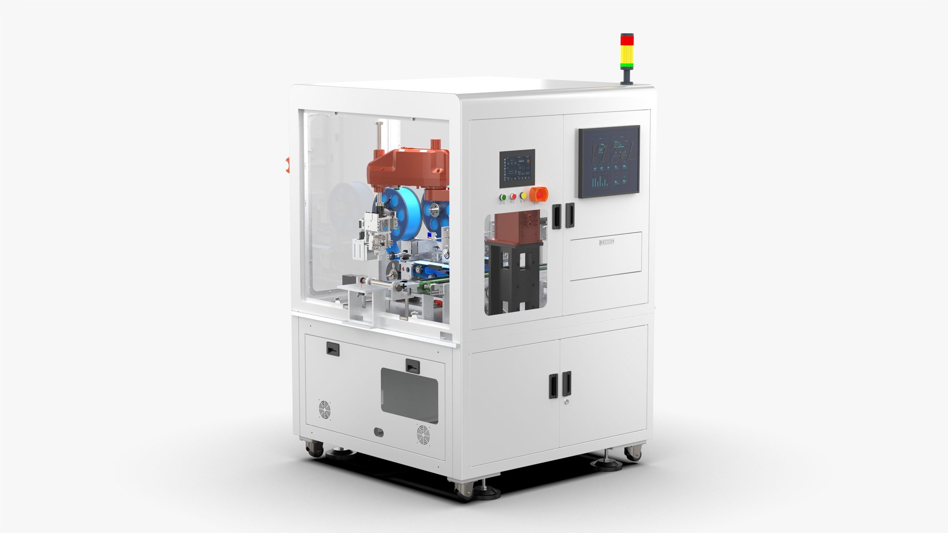 3D Automatic Double Feeder Labeling Machine - TurboSquid 2083735