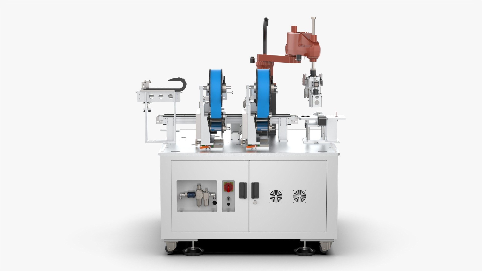 3D Automatic Double Feeder Labeling Machine - TurboSquid 2083735