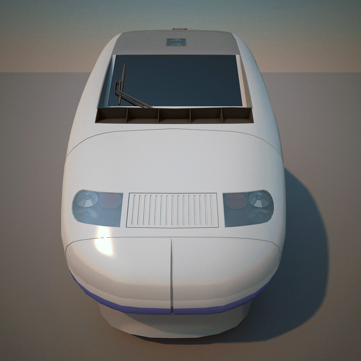 sncf tgv duplex train 3d model