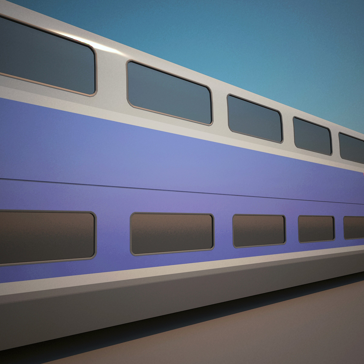 sncf tgv duplex train 3d model