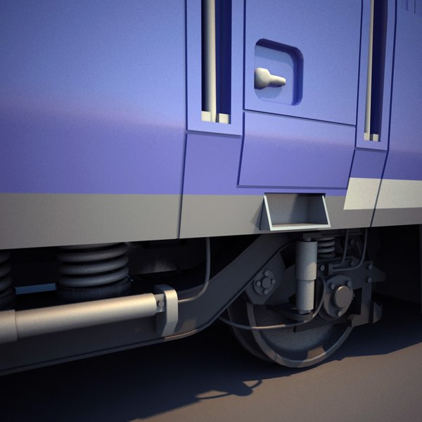 sncf tgv duplex train 3d model