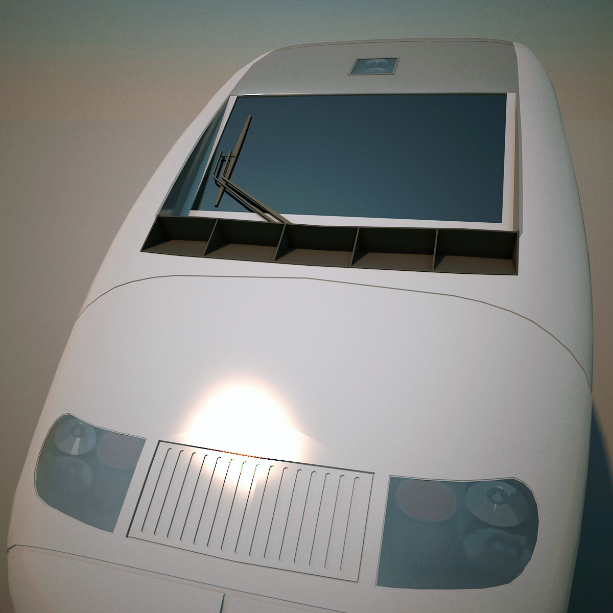 sncf tgv duplex train 3d model