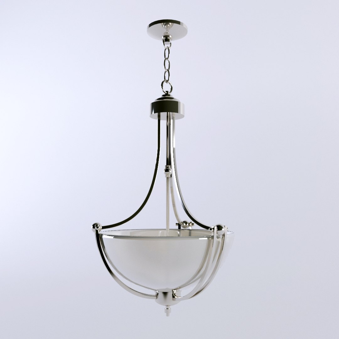 max delray polished chrome pendant