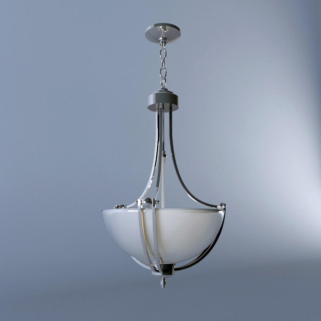 max delray polished chrome pendant