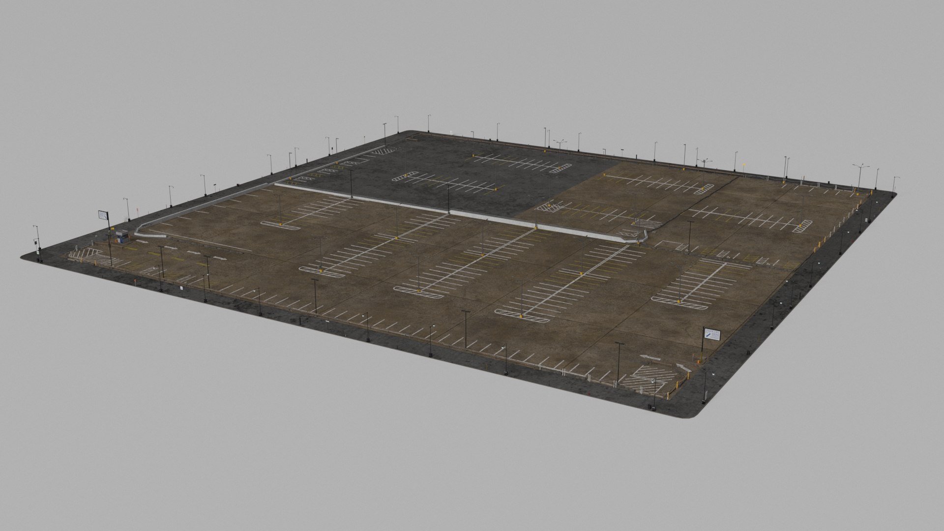 3D Parking Area - TurboSquid 2146316