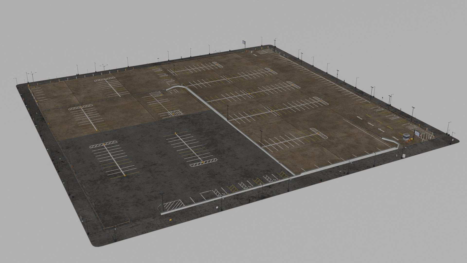 3D Parking Area - TurboSquid 2146316