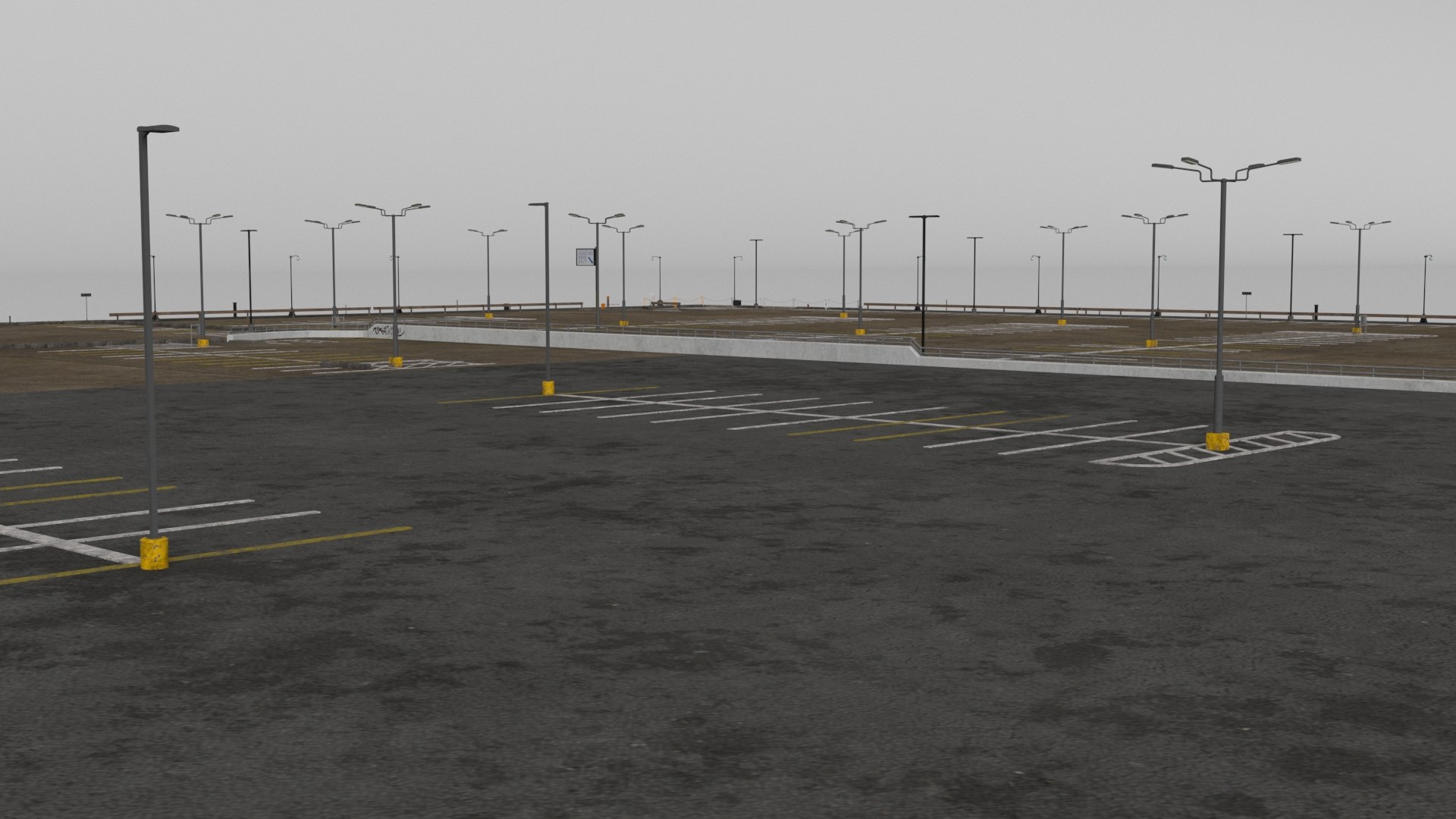 3D Parking Area - TurboSquid 2146316
