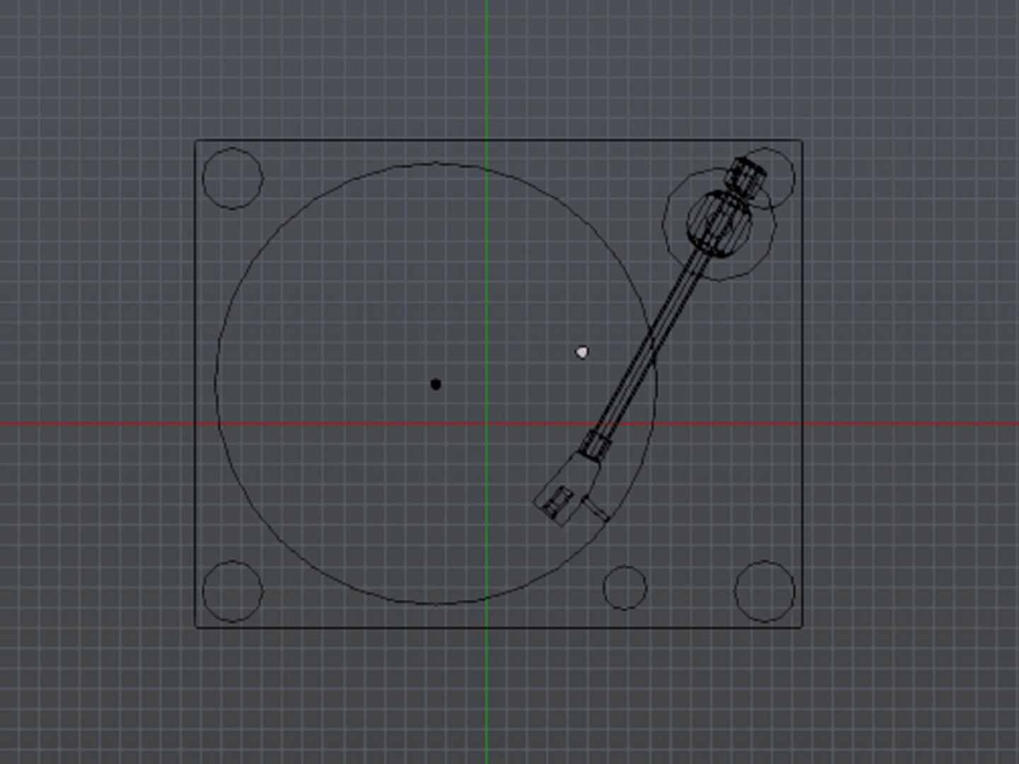 3D Model Record Player - TurboSquid 1211824