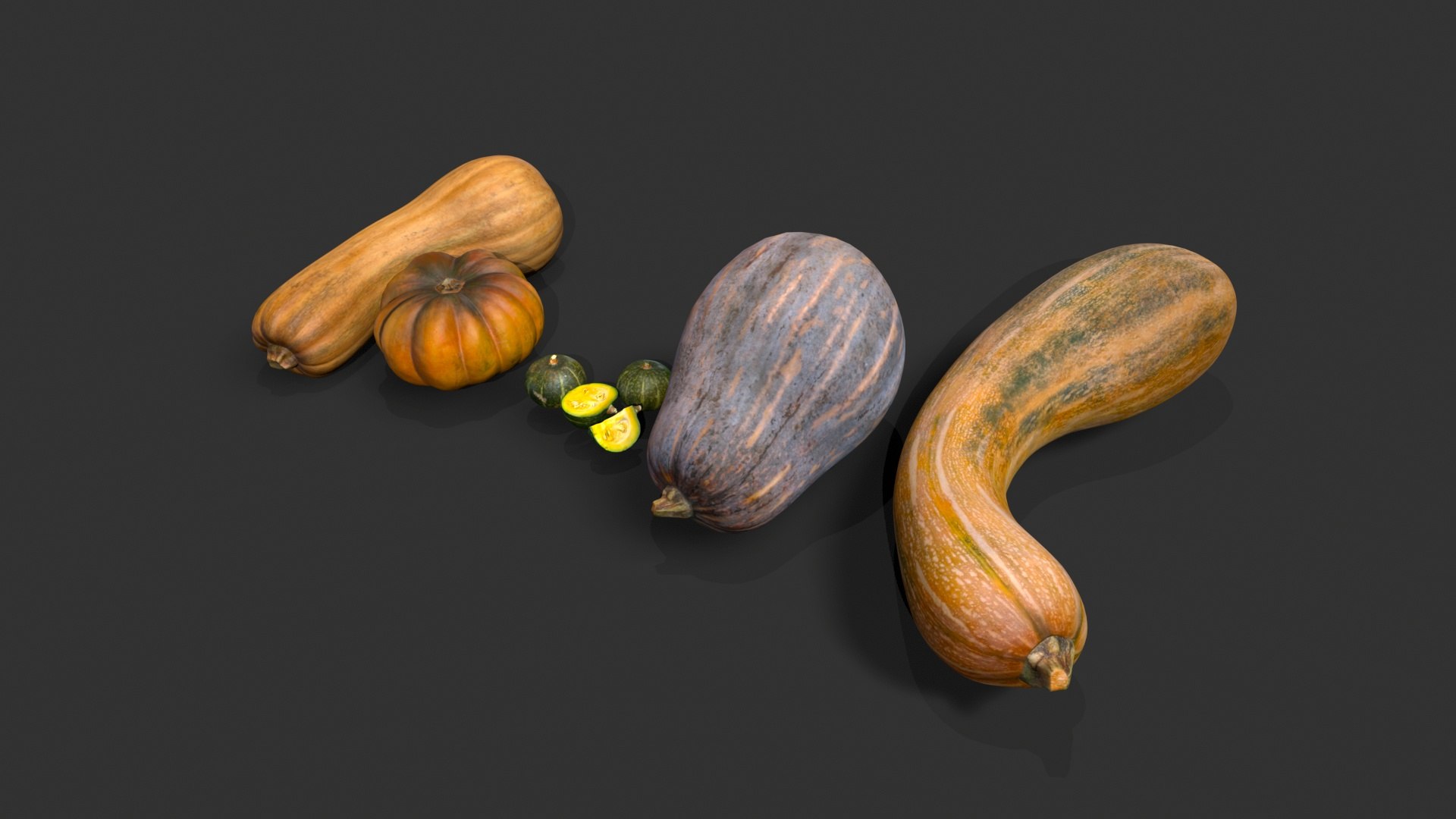 Pumpkins Collection 3D - TurboSquid 2353377