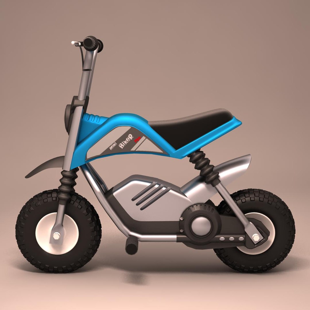 electric bike 3d model