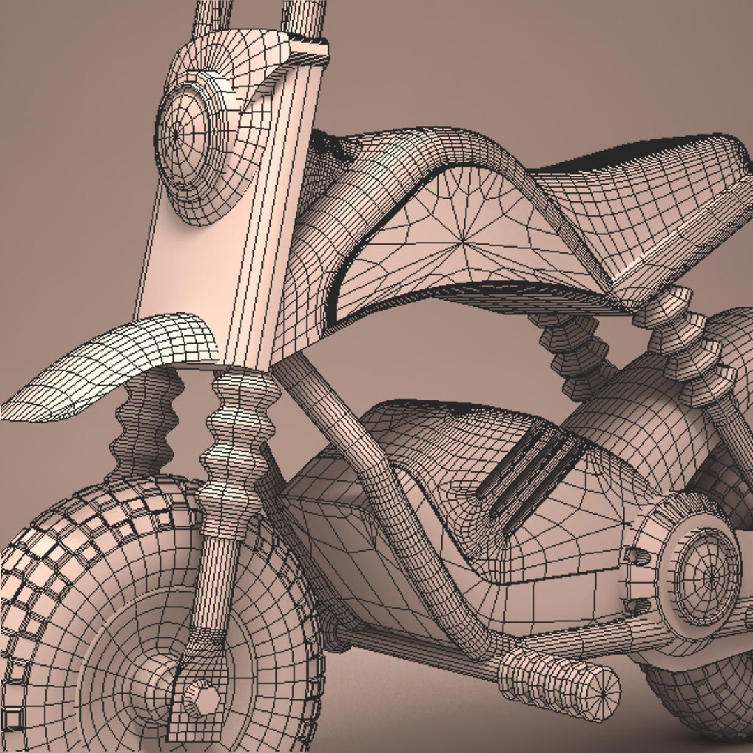 Electric Bike 3d Model