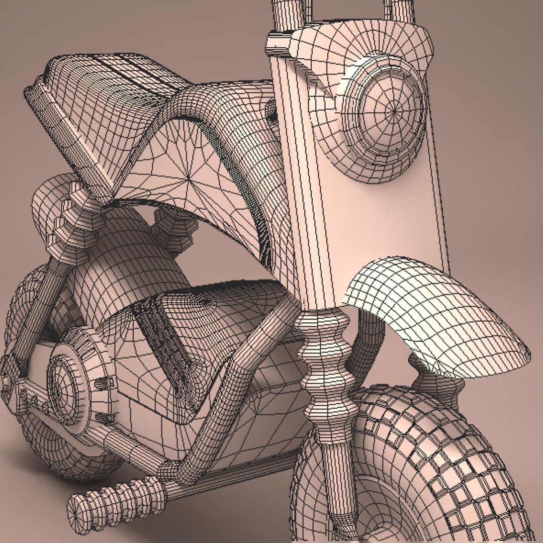 Electric Bike 3d Model