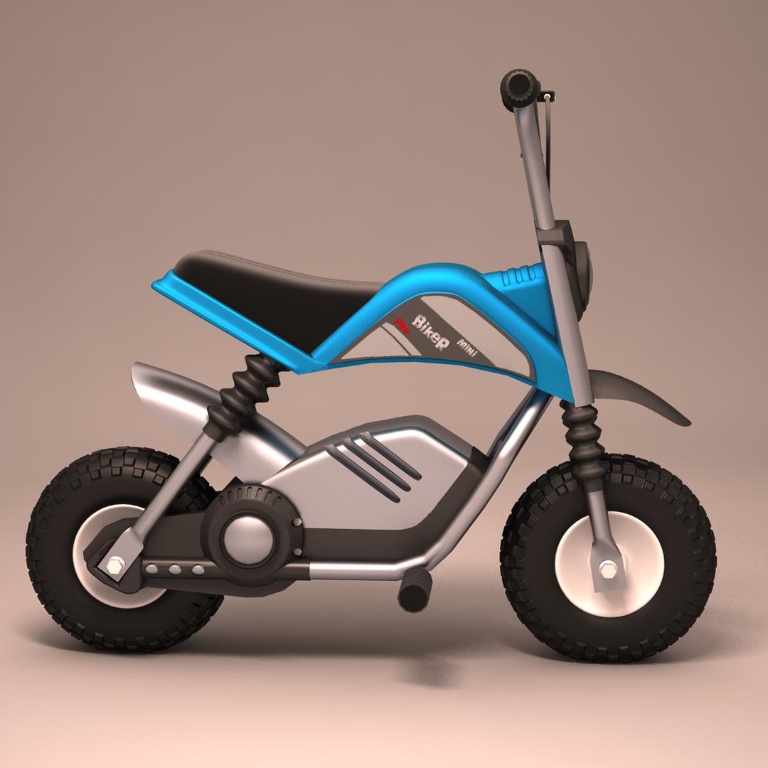electric bike 3d model