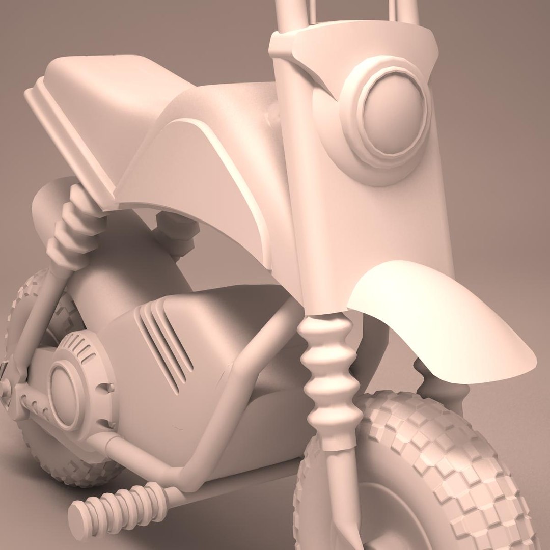 electric bike 3d model