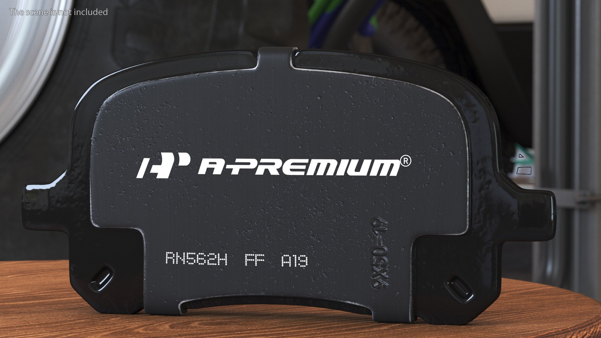 3D A-Premium Brake Pads Model - TurboSquid 2045799