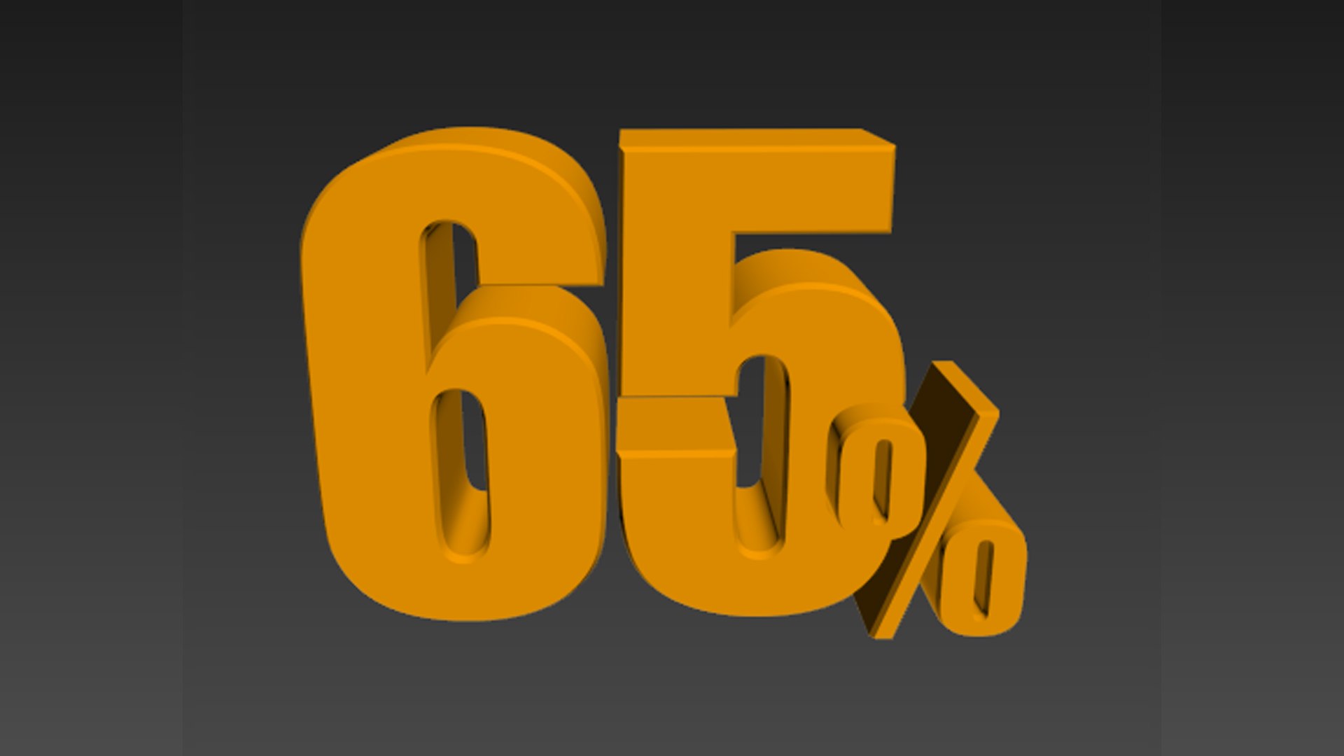 3D 65 Percent - TurboSquid 1819560