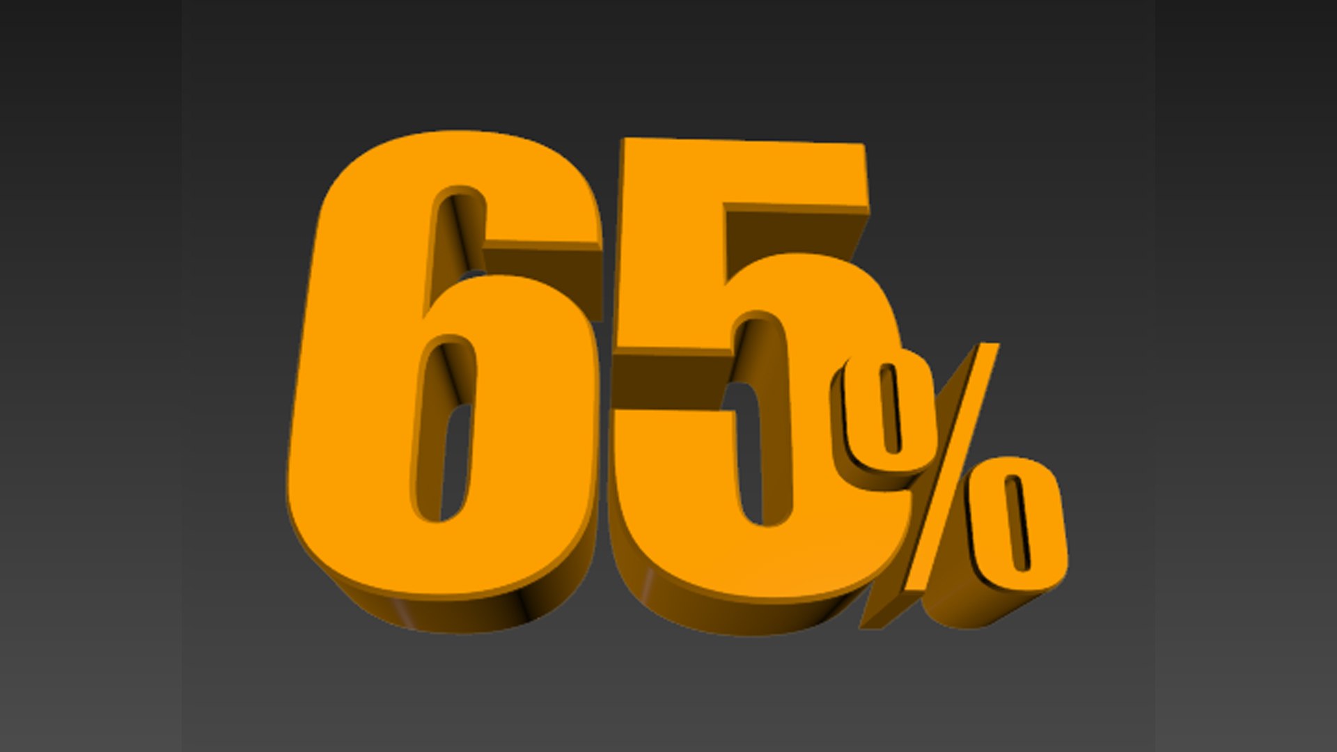 3D 65 Percent - TurboSquid 1819560