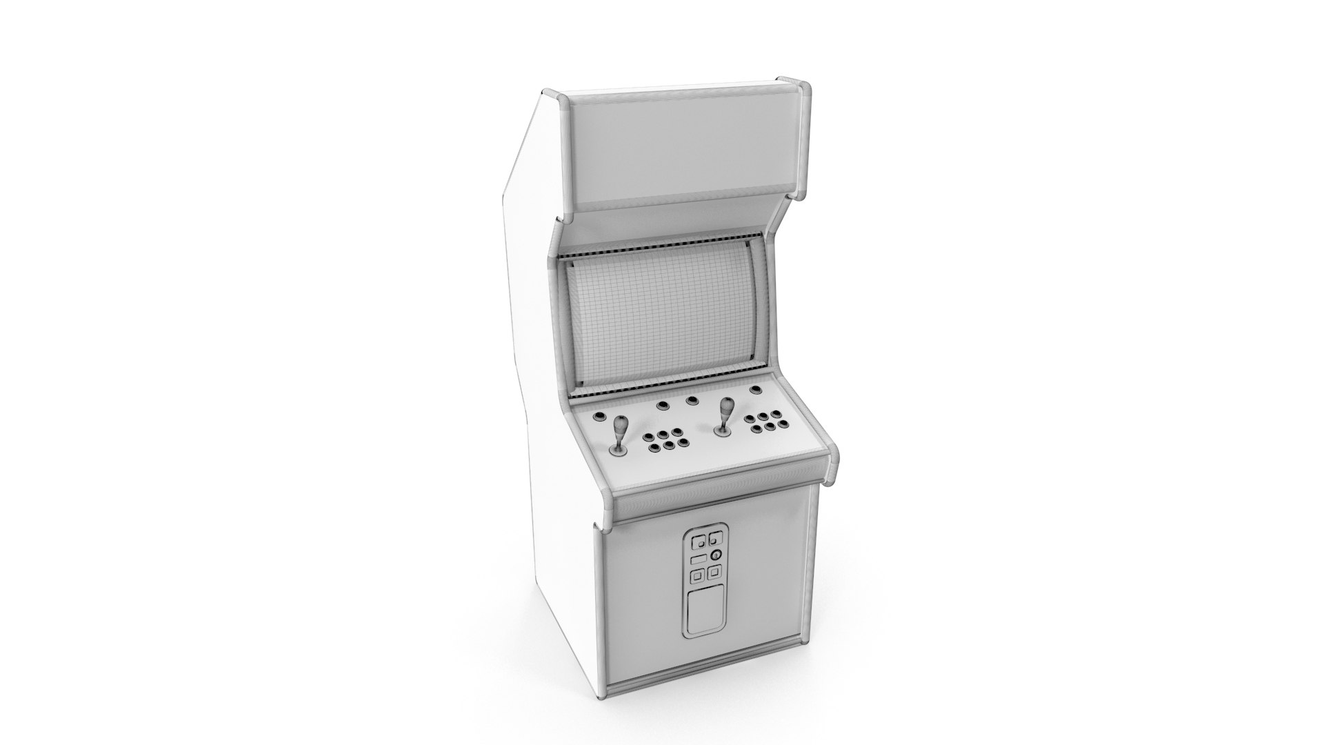 3D Model Arcade Machine - TurboSquid 2132979