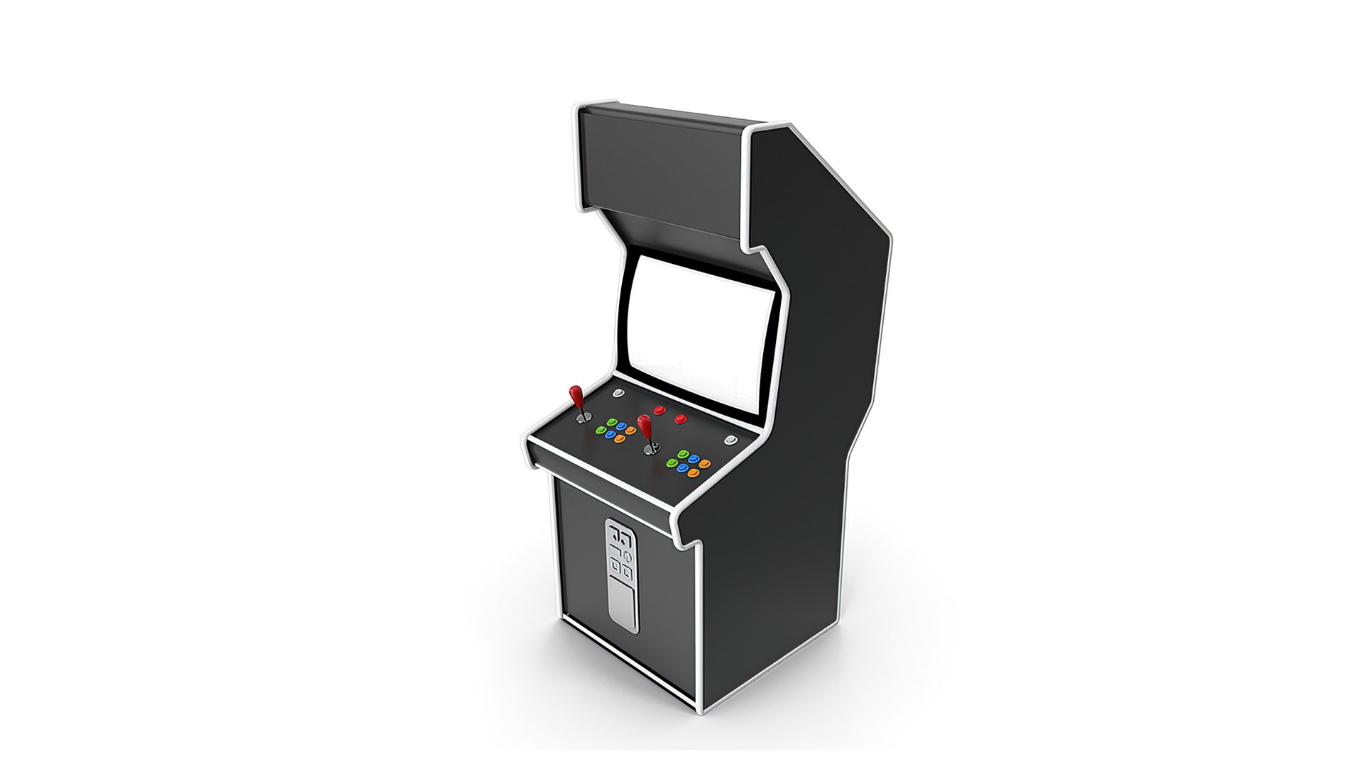 3D Model Arcade Machine - TurboSquid 2132979