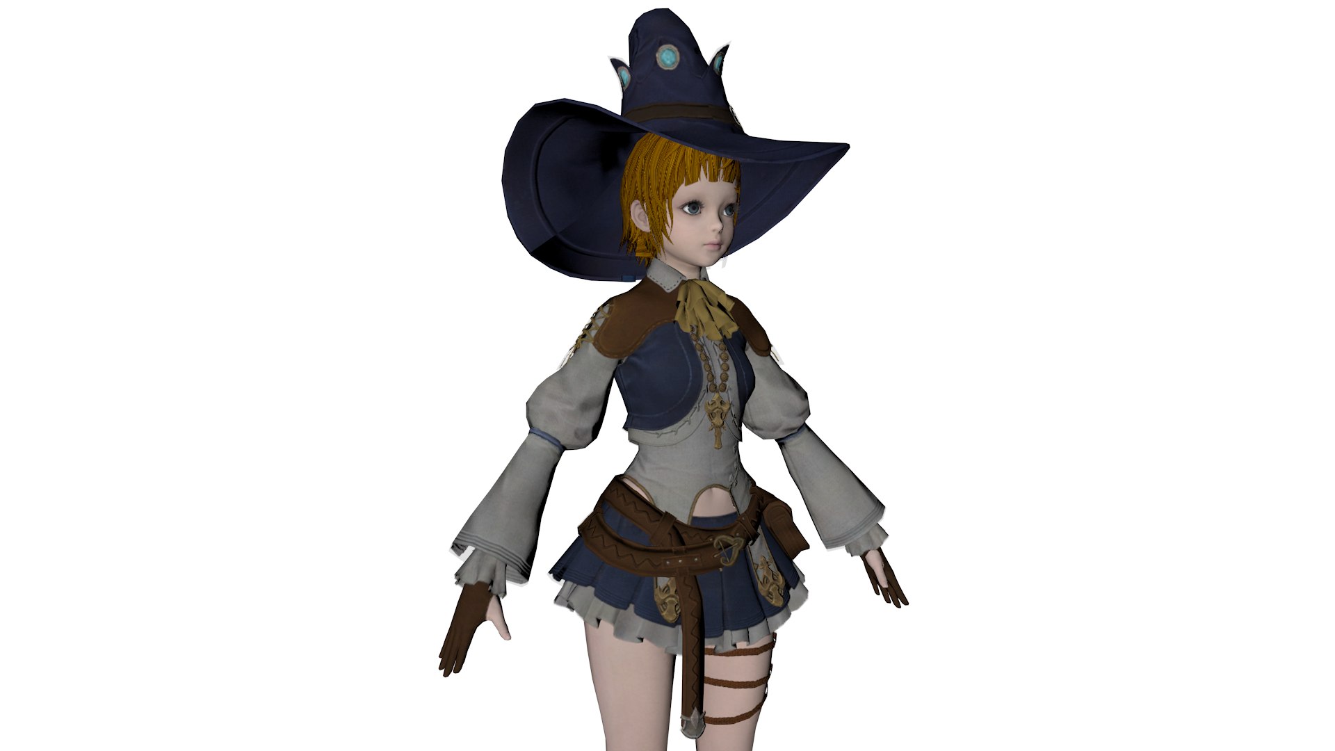 Fantasy Magic Girl 3D Model - TurboSquid 2392657