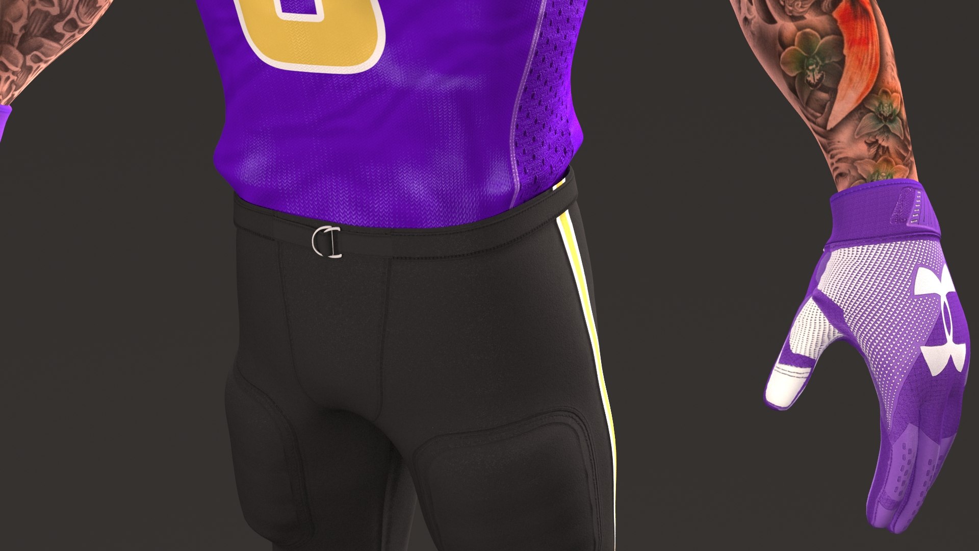 Football Player 2020 Model - TurboSquid 1541794