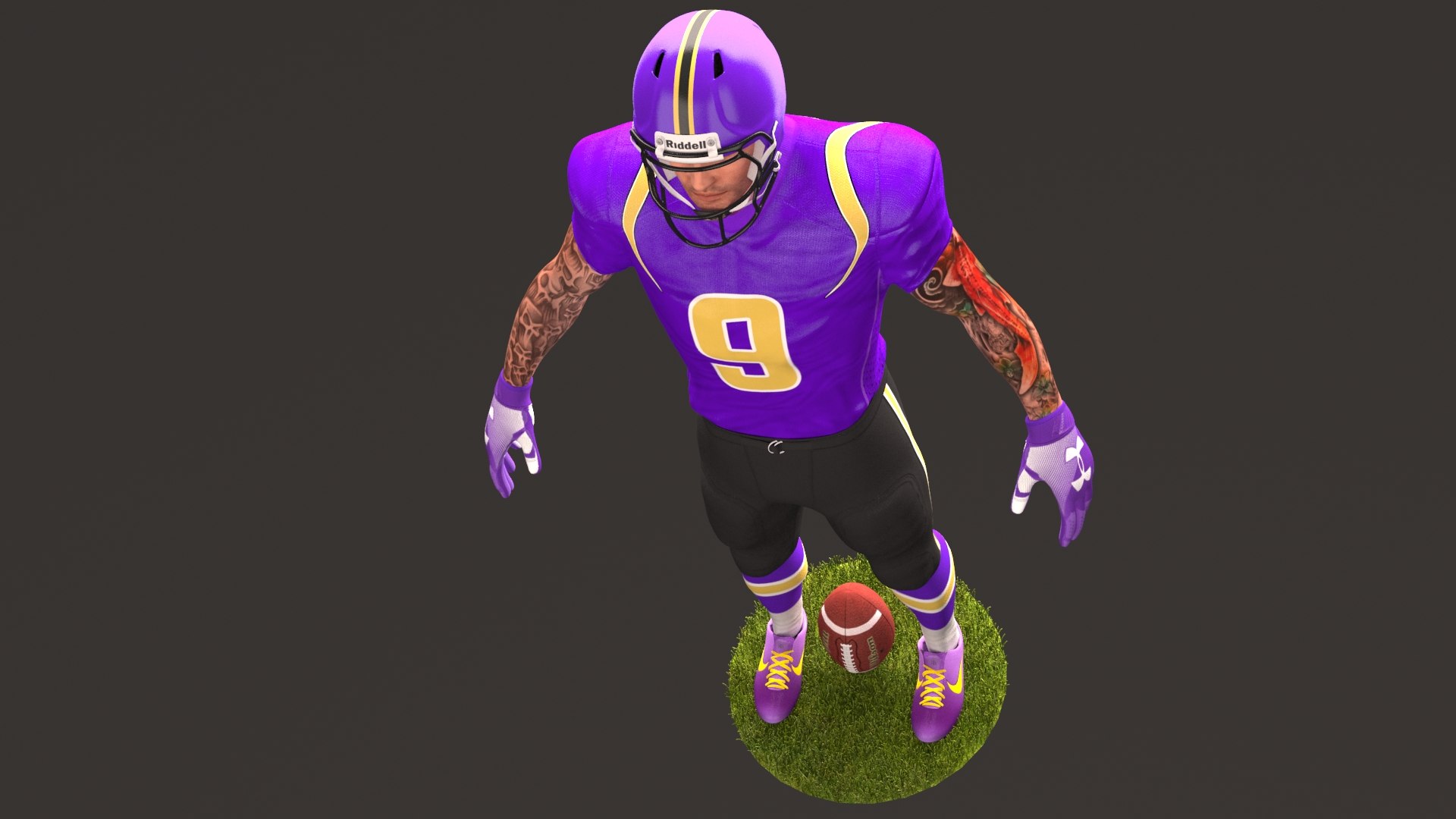 Football Player 2020 Model - TurboSquid 1541794