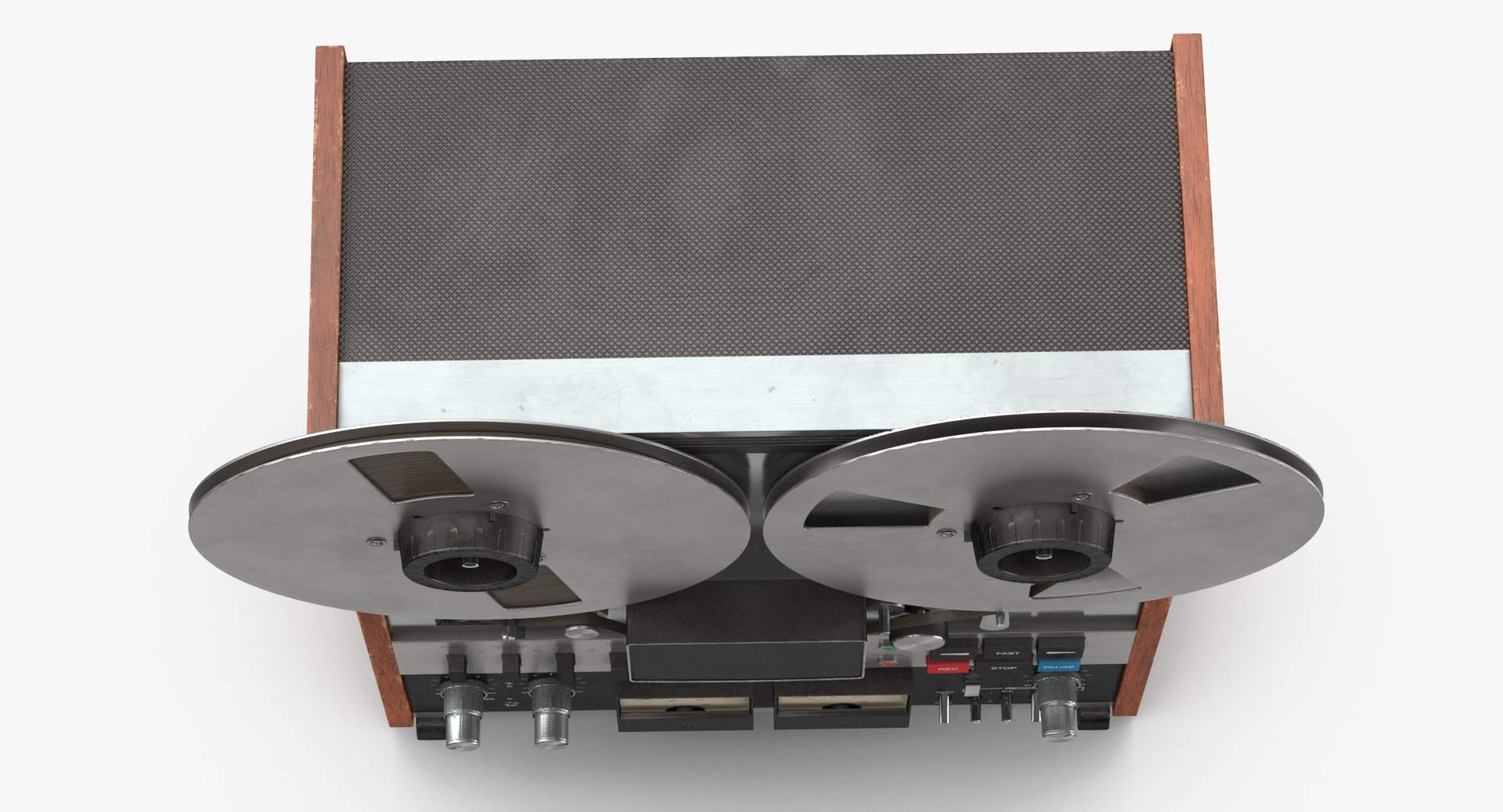 3d model reel-to-reel vintage