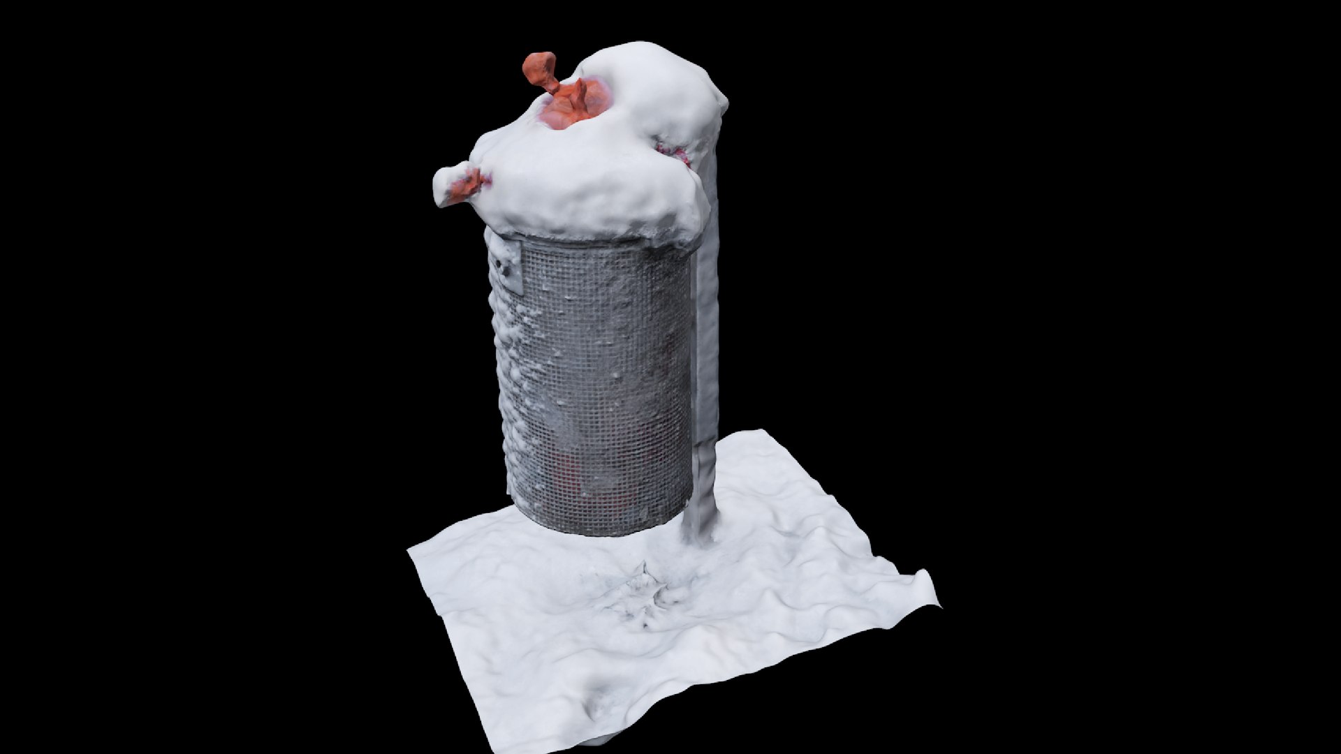 Snow Covered Park Collection 001 3D Model - TurboSquid 2178878