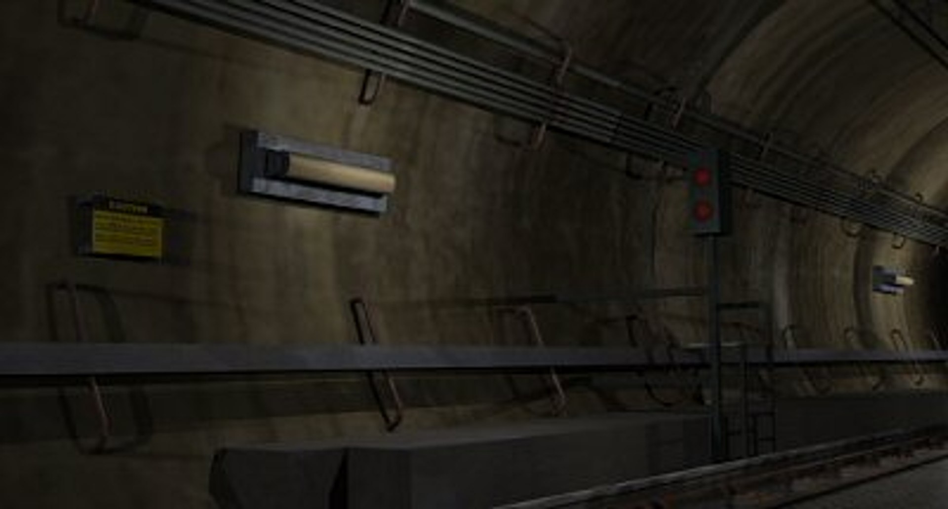 Subway Tunnel 3d Model