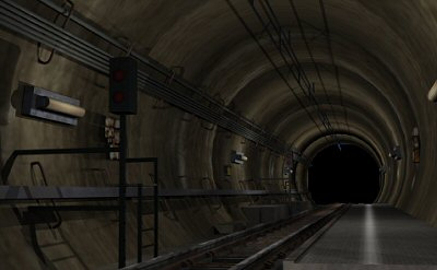 Subway Tunnel 3d Model