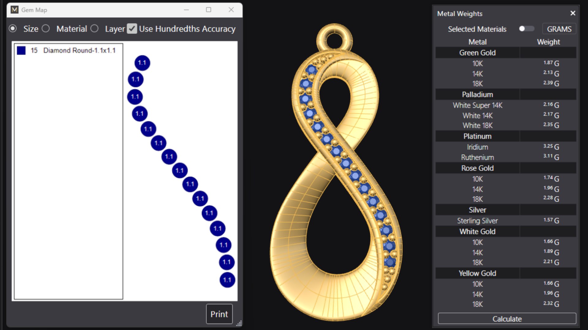 3dm Stl Infinity Necklace Printable Jewelry Model 3D Model 3D ...