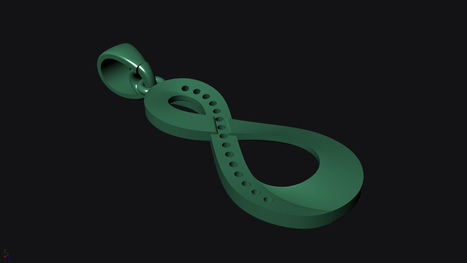 3dm Stl Infinity Necklace Printable Jewelry Model 3D Model 3D ...