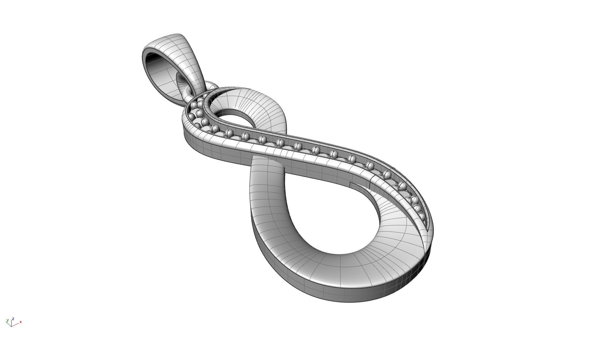 3dm Stl Infinity Necklace Printable Jewelry Model 3D Model 3D ...