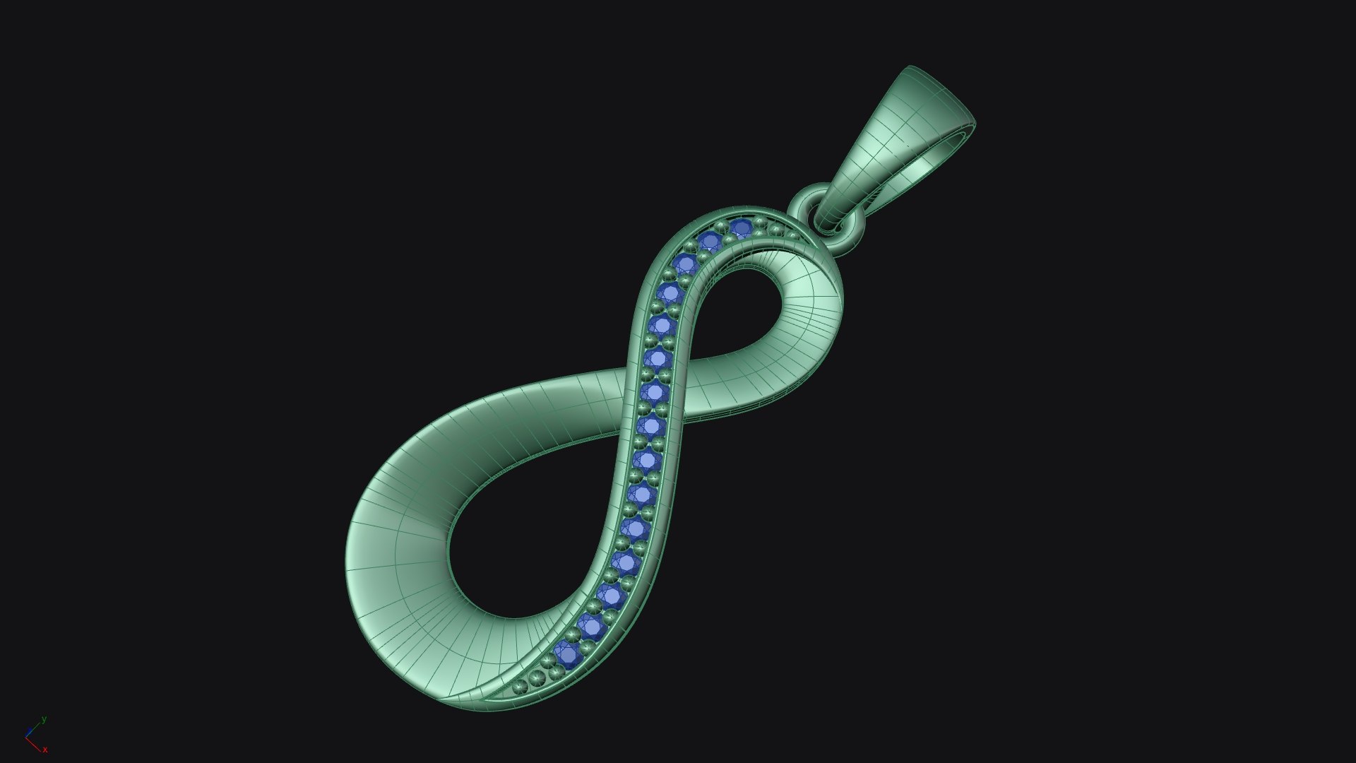 3dm Stl Infinity Necklace Printable Jewelry Model 3D Model 3D ...