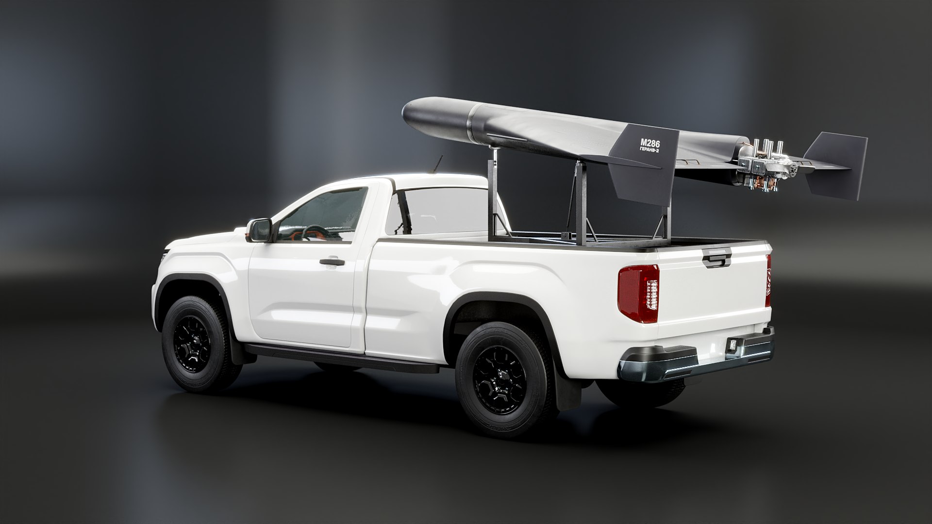 GERAN-2 And Pickup Launcher Model - TurboSquid 2293030