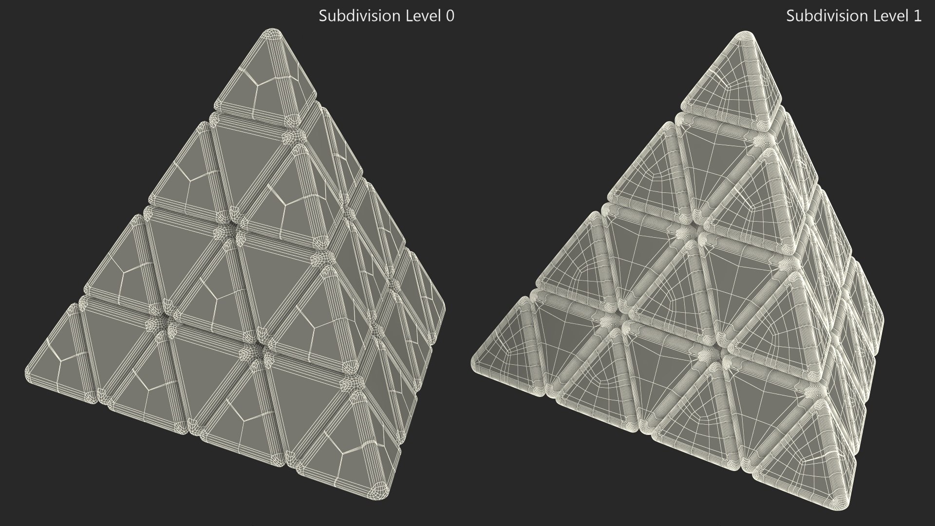 Rubik Pyramid Disassembled 3D Model - TurboSquid 2152615