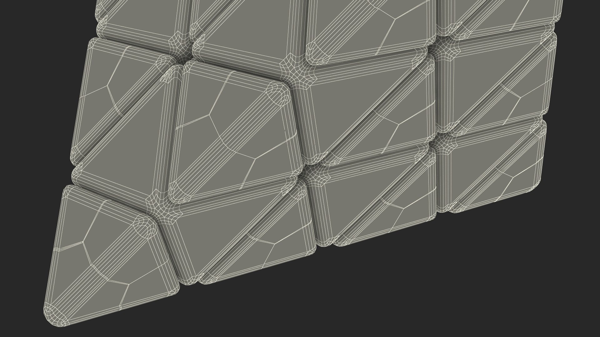 Rubik Pyramid Disassembled 3D model - TurboSquid 2152615