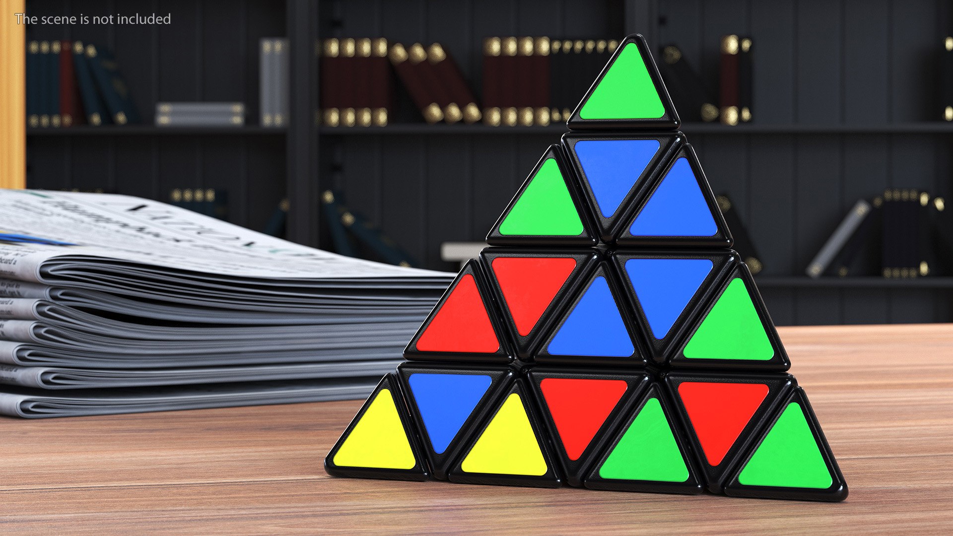 Rubik Pyramid Disassembled 3D Model - TurboSquid 2152615
