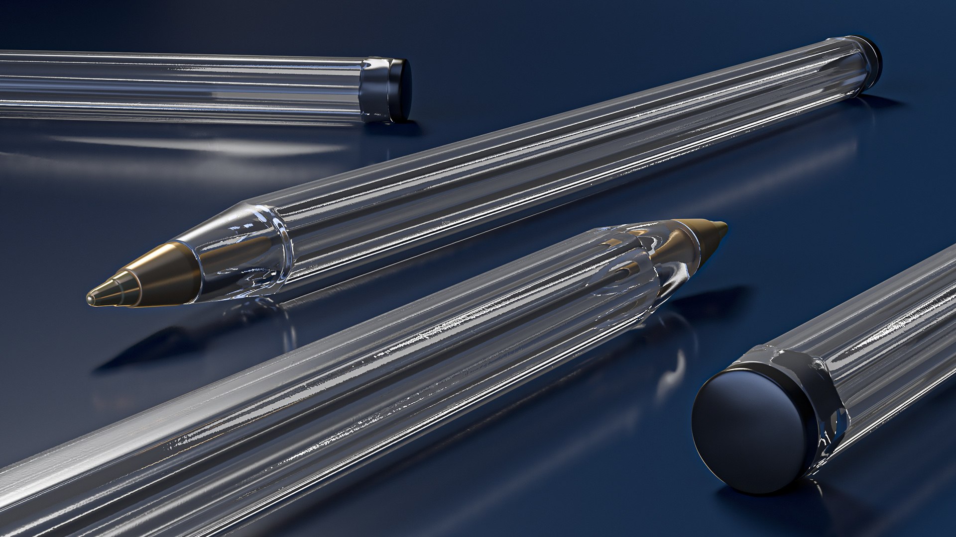 3D Classic Ballpoint Pen Model - TurboSquid 2317695