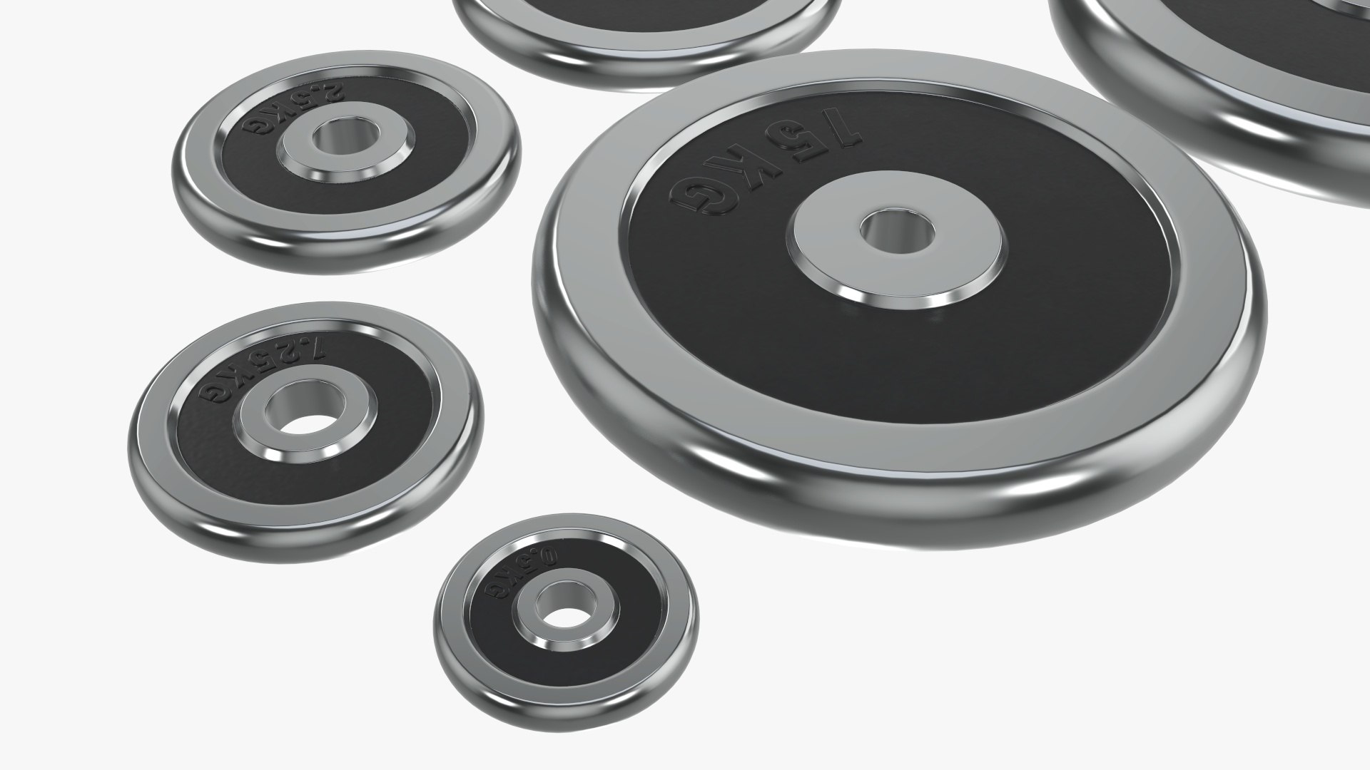 3D weight barbell plate model - TurboSquid 1658178